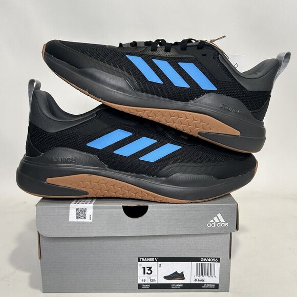adidas | Shoes | Adidas Trainer V Blue Black 224 | Poshmark